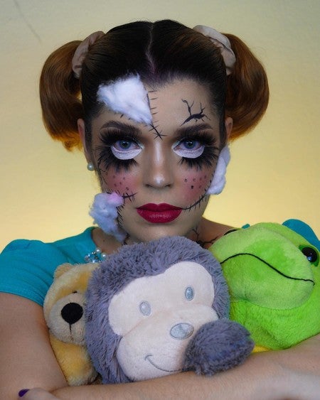 Cute Monkey Halloween Makeup
