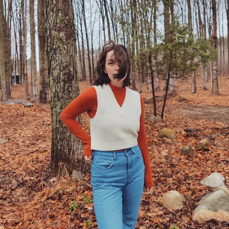 The Cashmere Vest Bright Navy – Everlane
