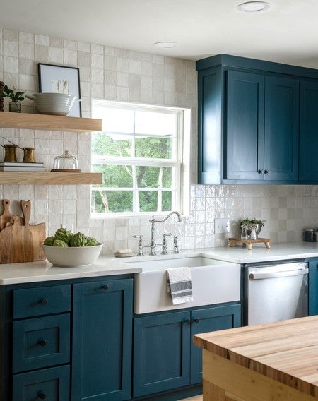 Hague Blue Kitchen Cabinets