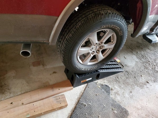 Auto Ramps For Oil Change