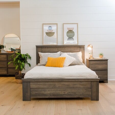 Rustic Wooden Bed Frame Queen Shop Stylish Beds & Bed Frames Online In